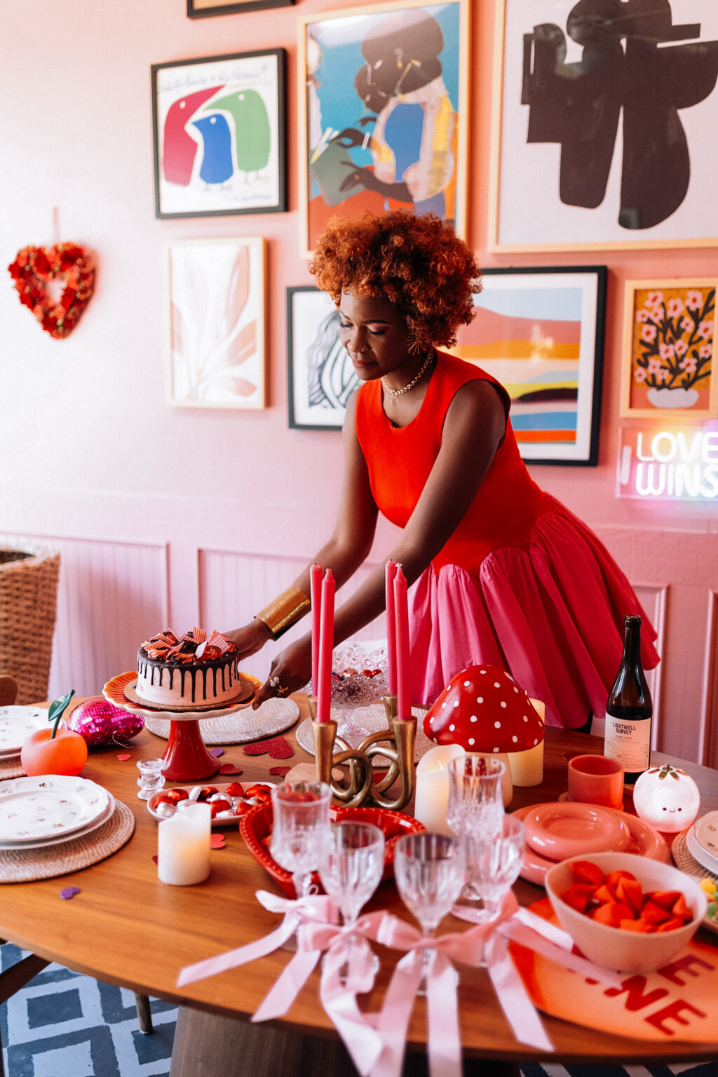 A Barbiecore Inspired Galentine's Day Party - Design Addict Mom